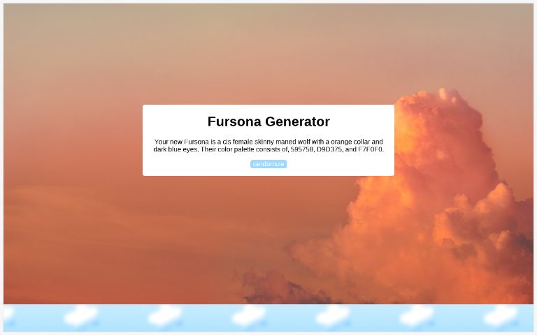Fursona Generator