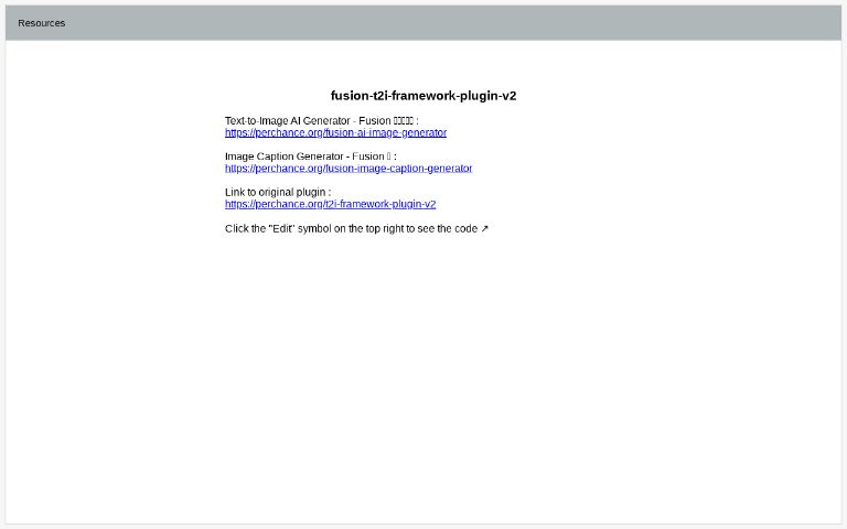 Fusion T2i Framework Plugin V2 Backup