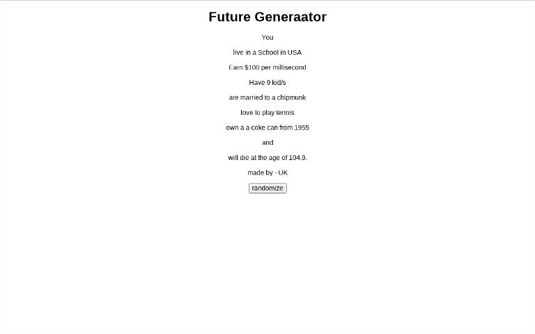 Future Generaator