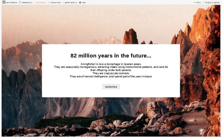 Future Evolution Generator