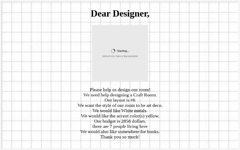 Dear Designer, ― Perchance Generator
