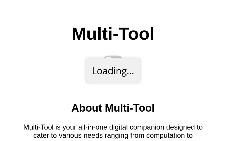 The Multi-Tool (TMT) ― Perchance Generator