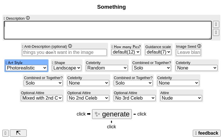 Something ― Perchance Generator