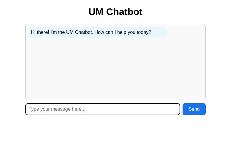 UM Chatbot ― Perchance Generator