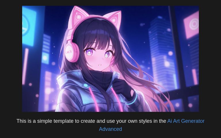 Art Styles AI Image ― Perchance Generator