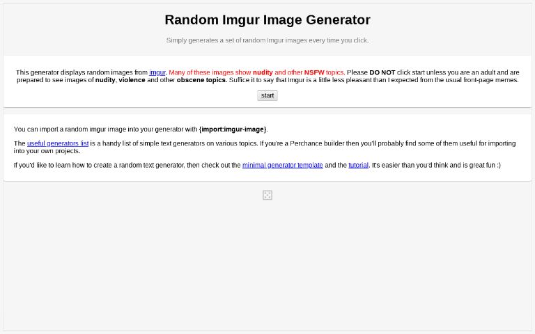 Random Imgur Image Generator