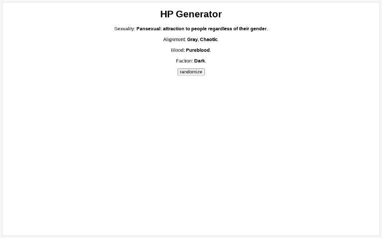 HP Generator