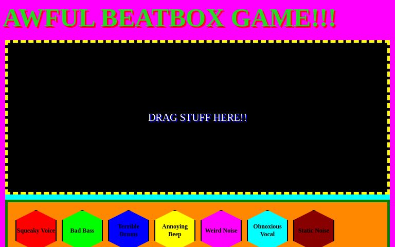 AWFUL BEATBOX GAME!!! ― Perchance Generator