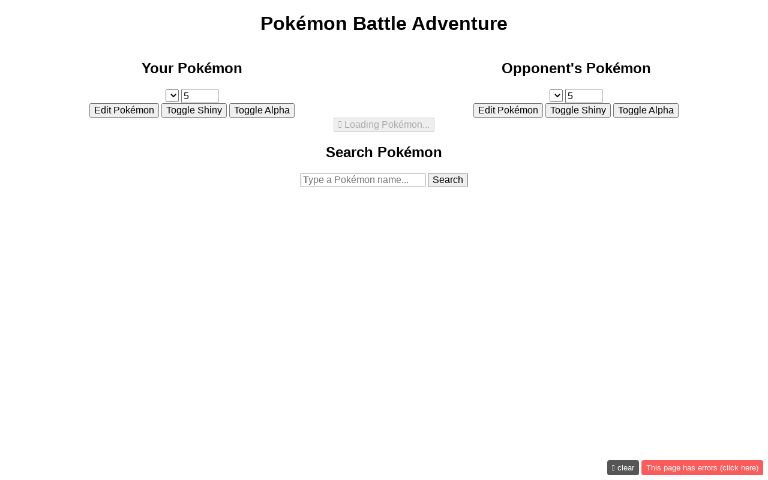 Pokémon Customizer & Battle ― Perchance Generator