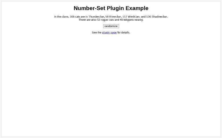 Number-Set Plugin Example