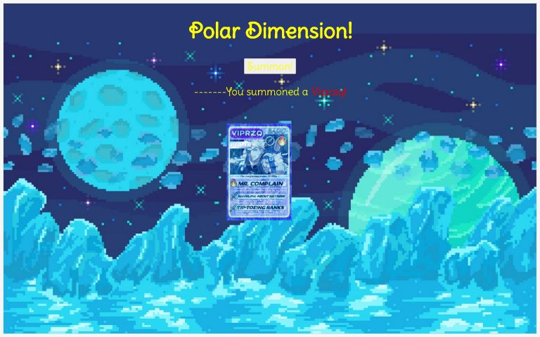 Polar Dimension! ― Perchance Generator