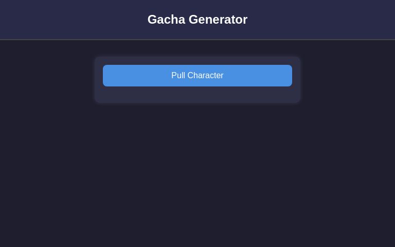 gacha-style ― Perchance Generator