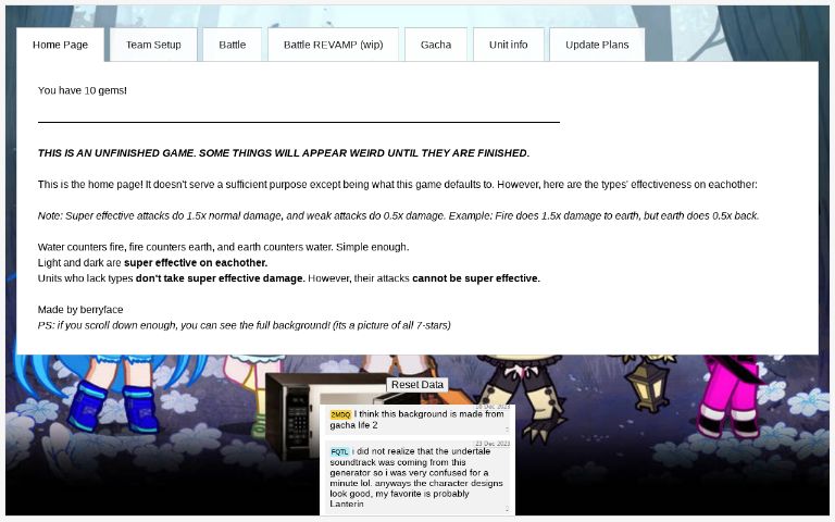 Gachagamebyberryface ― Perchance Generator