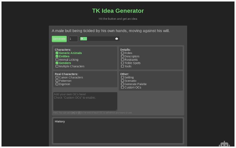 TK Idea Generator