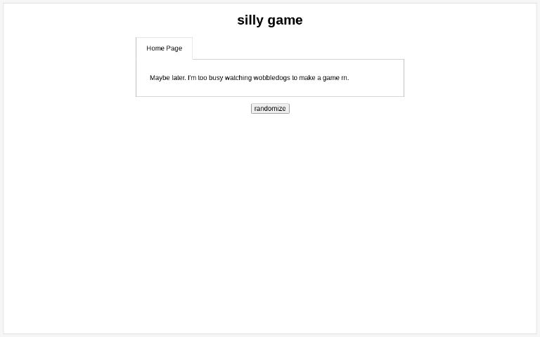 silly game ― Perchance Generator