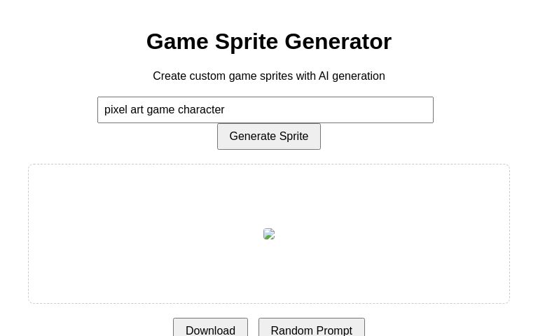 Game Sprite Generator