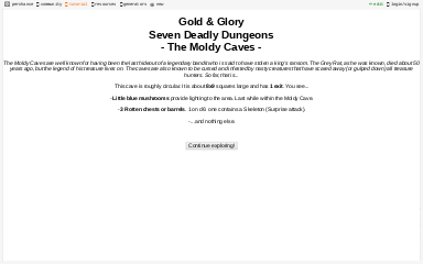 Gold & GlorySeven Deadly Dungeons - The Moldy Caves - ― Perchance Generator