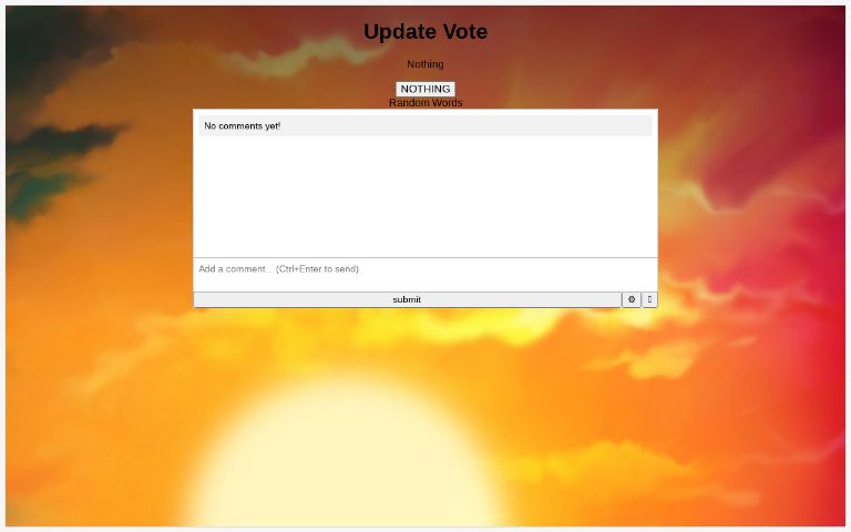 Update Vote ― Perchance Generator