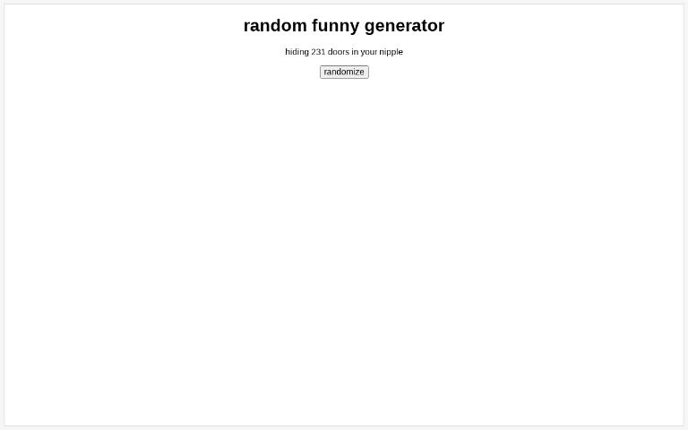 random funny generator