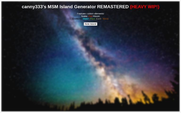 canny333's MSM Island Generator REMASTERED (HEAVY WIP!)