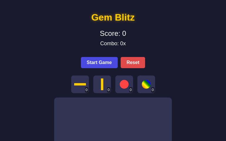 Gem Blitz ― Perchance Generator