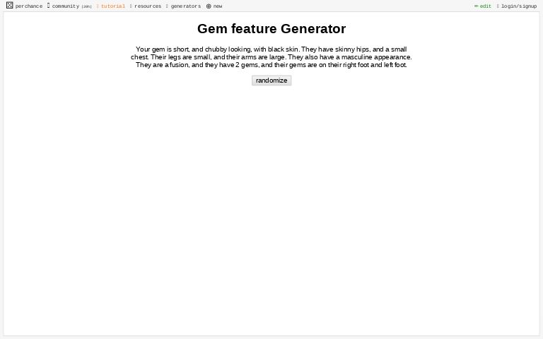 Gem feature Generator