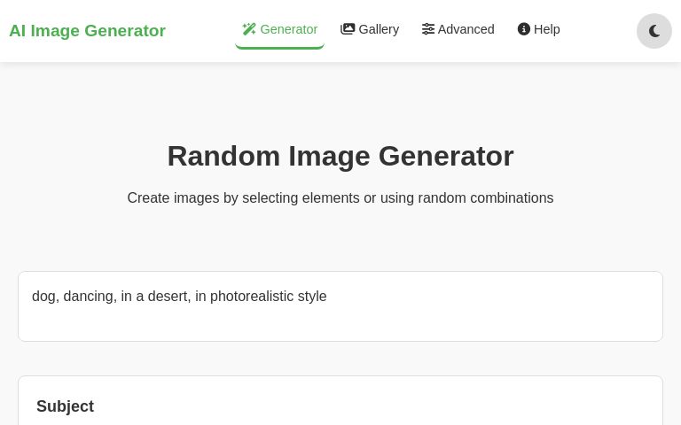 Random Image Generator