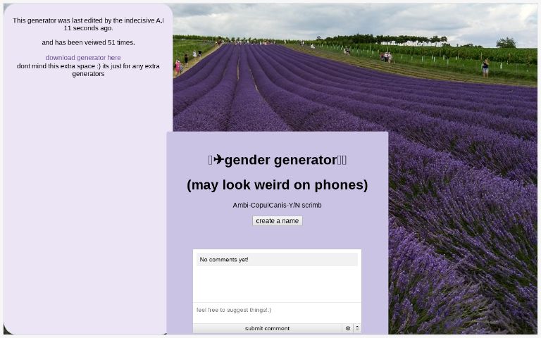 gender generator