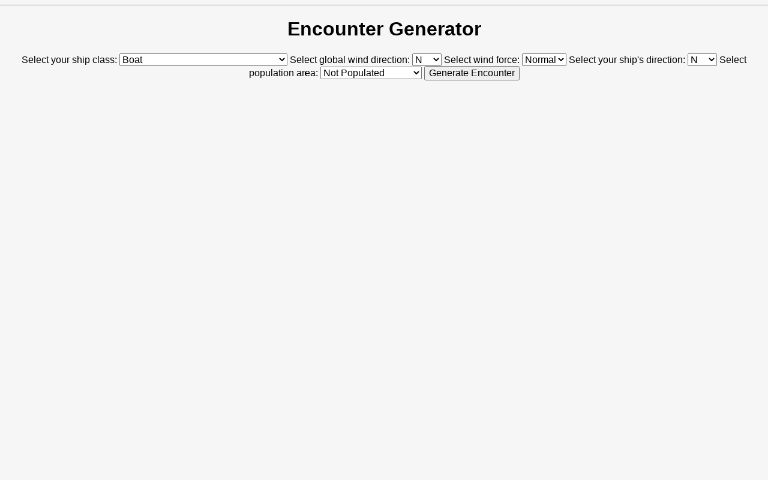 Encounter Generator