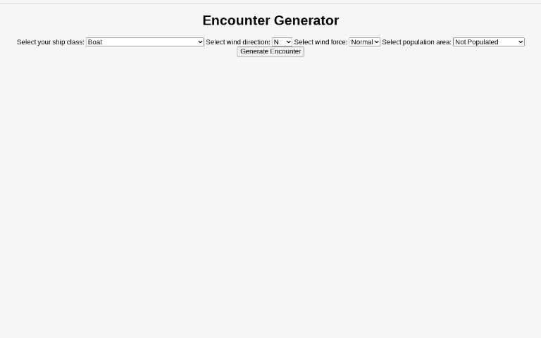 Encounter Generator