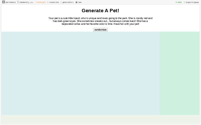 Generate A Pet!