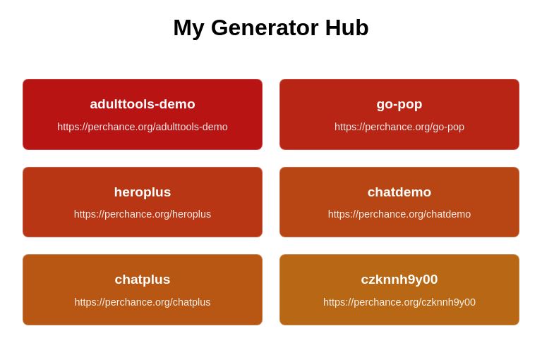 My Generator Hub