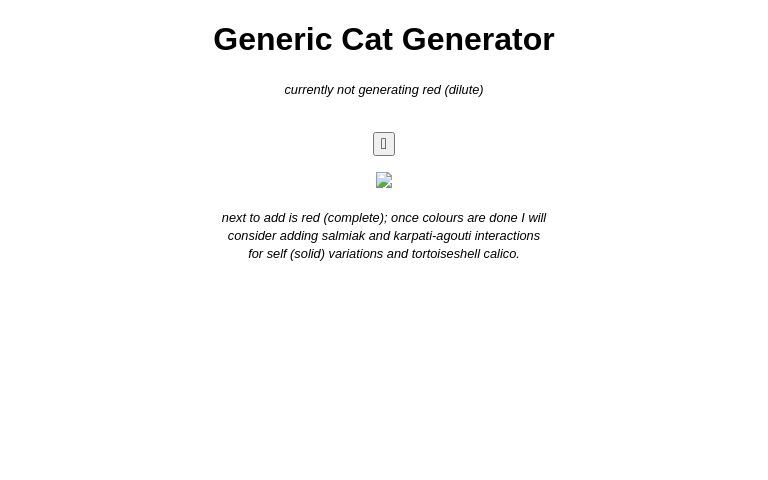 Generic Cat Generator
