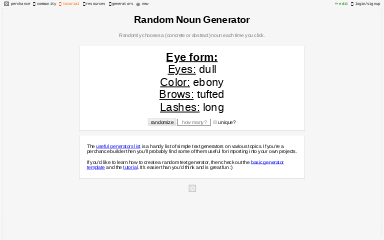 Random Noun Generator
