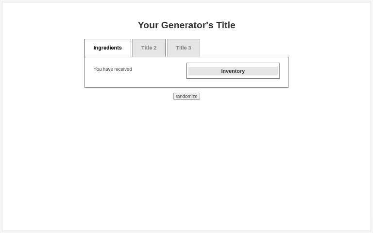 T3xpczlrax ― Perchance Generator