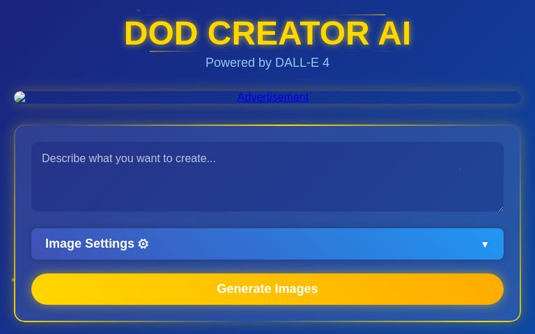 DOD CREATOR AI ― Perchance Generator