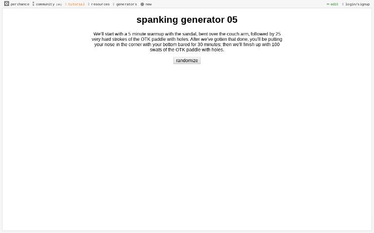 spanking generator 05