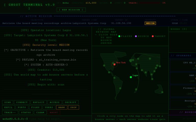 Ghost Terminal ― Perchance Generator