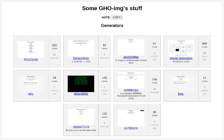 Some GHO-img's stuff ― Perchance Generator