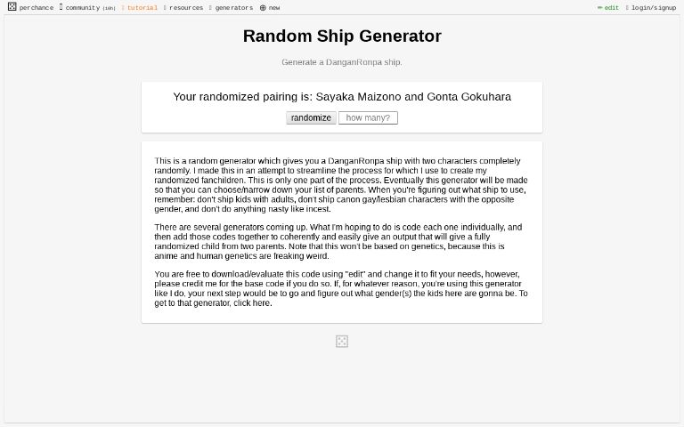 Random Ship Generator