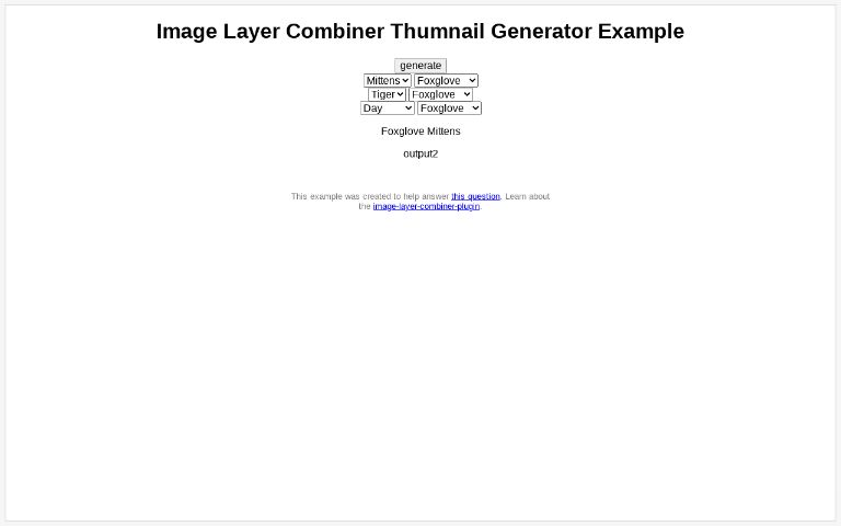 Image Layer Combiner Thumnail Generator Example
