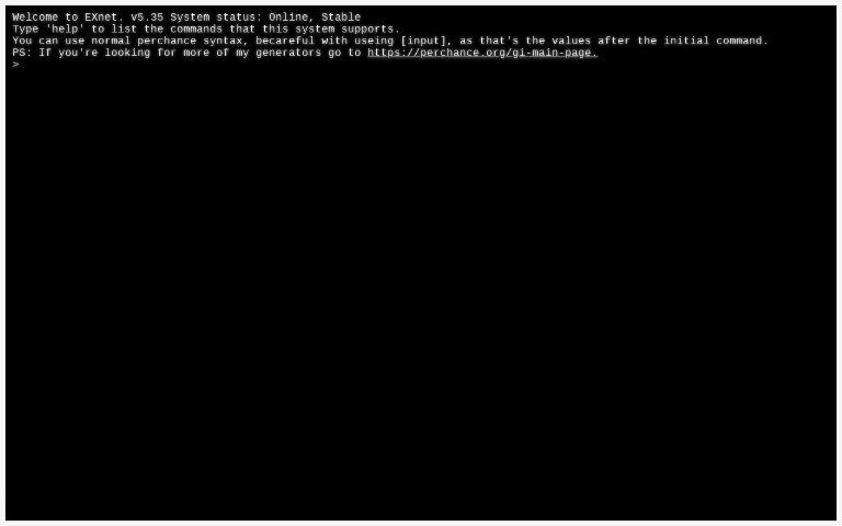 gi-Modifiable Terminal ― Perchance Generator