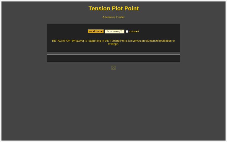 Tension Plot Point ― Perchance Generator