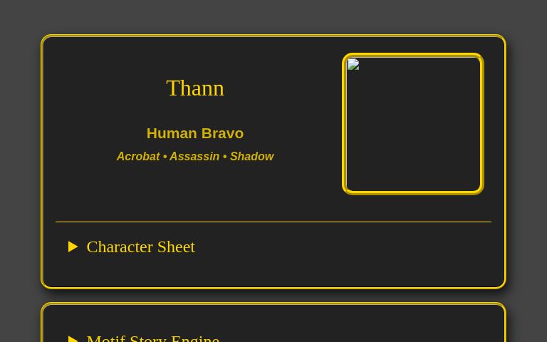 Thann ― Perchance Generator