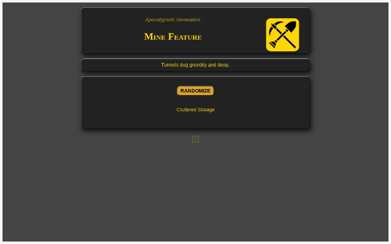 Mine Feature ― Perchance Generator