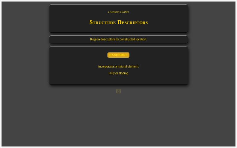 Structure Descriptors ― Perchance Generator