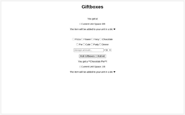 Giftboxes ― Perchance Generator