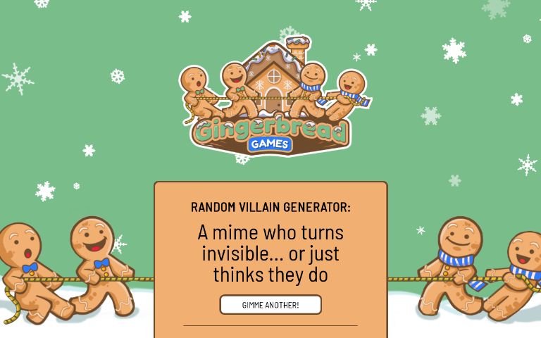 RANDOM VILLAIN GENERATOR: