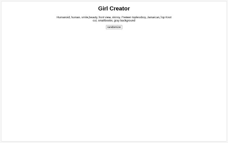 Girl Creator ― Perchance Generator