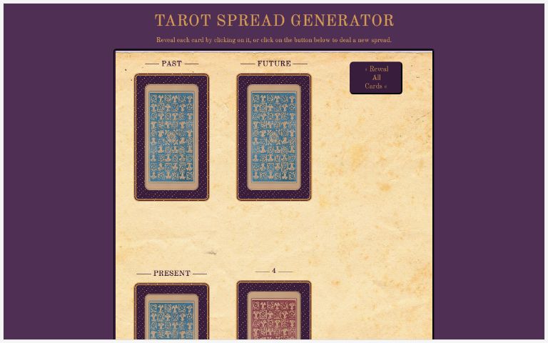 Tarot Spread Generator